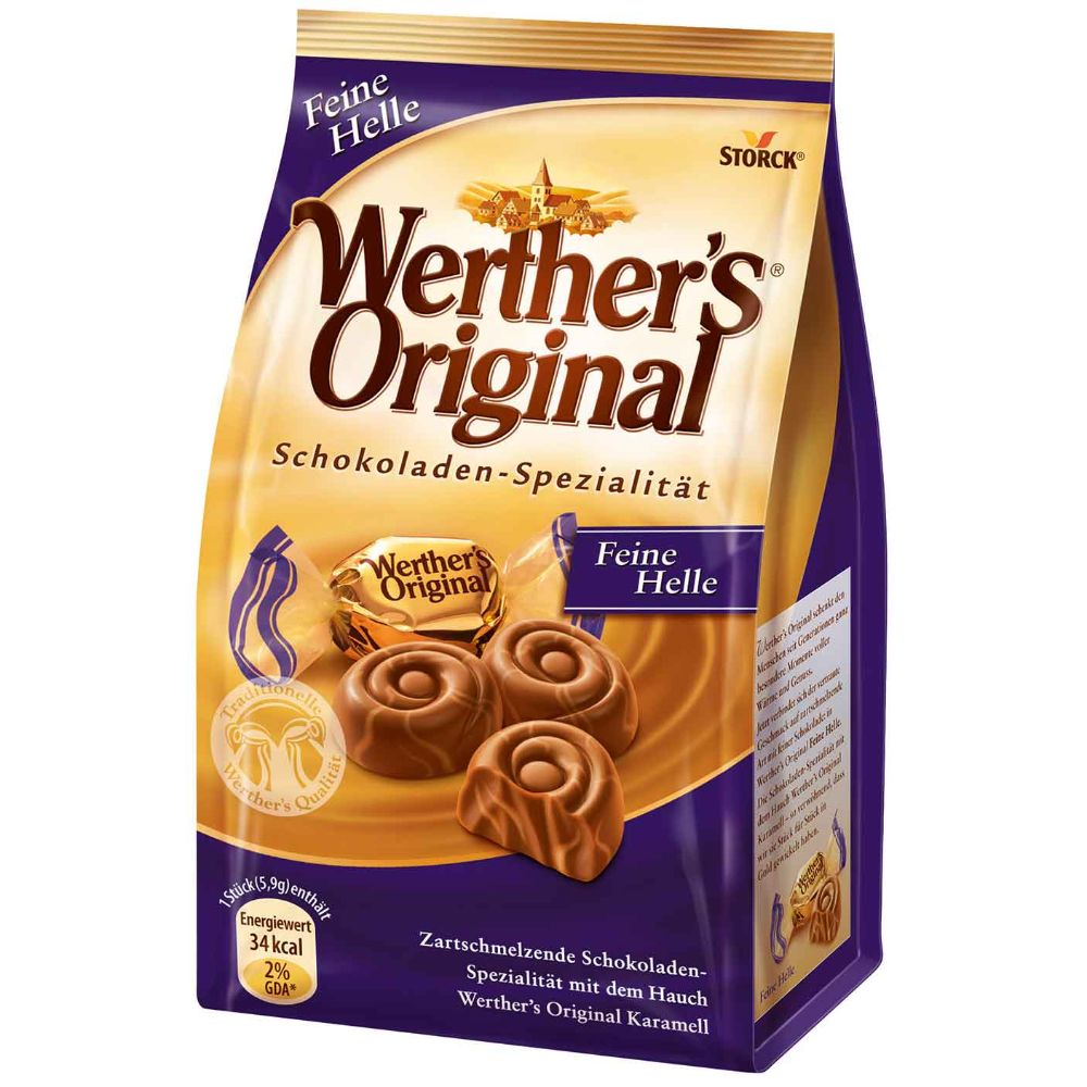 Bomboane Werthers Original Feine Helle 153g - Deutscher Markt
